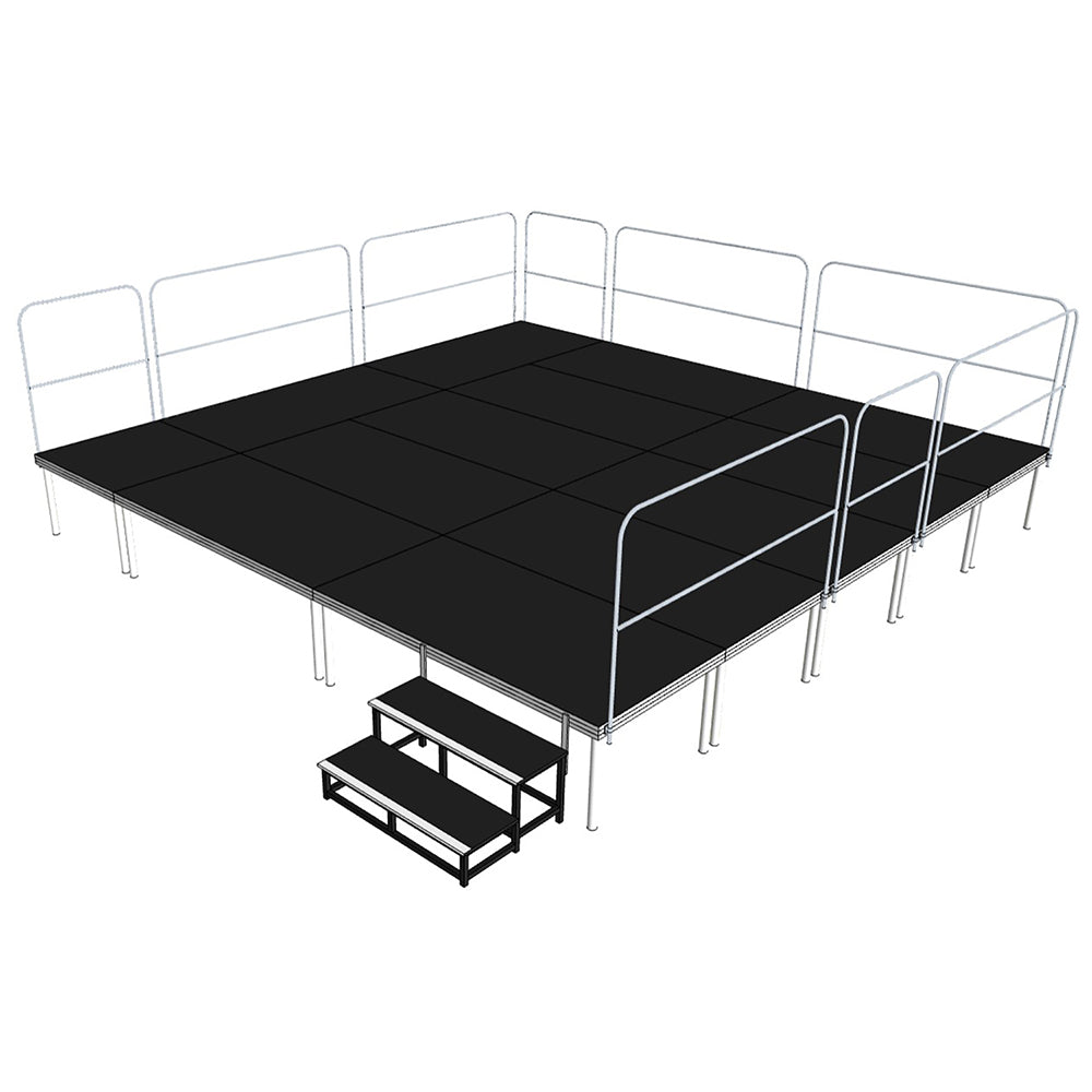 Portable Aluminium Stage Platform 5m x 5m x 600mm Modular Stage Deck P ...