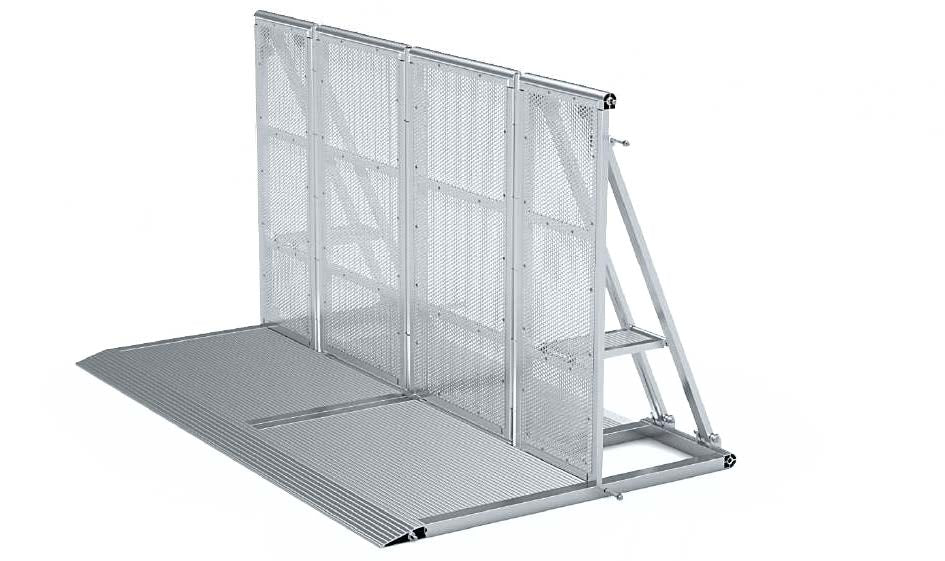 Stage ProPit Barrier Emergency gate (two pieces foldable) – OSB-Events