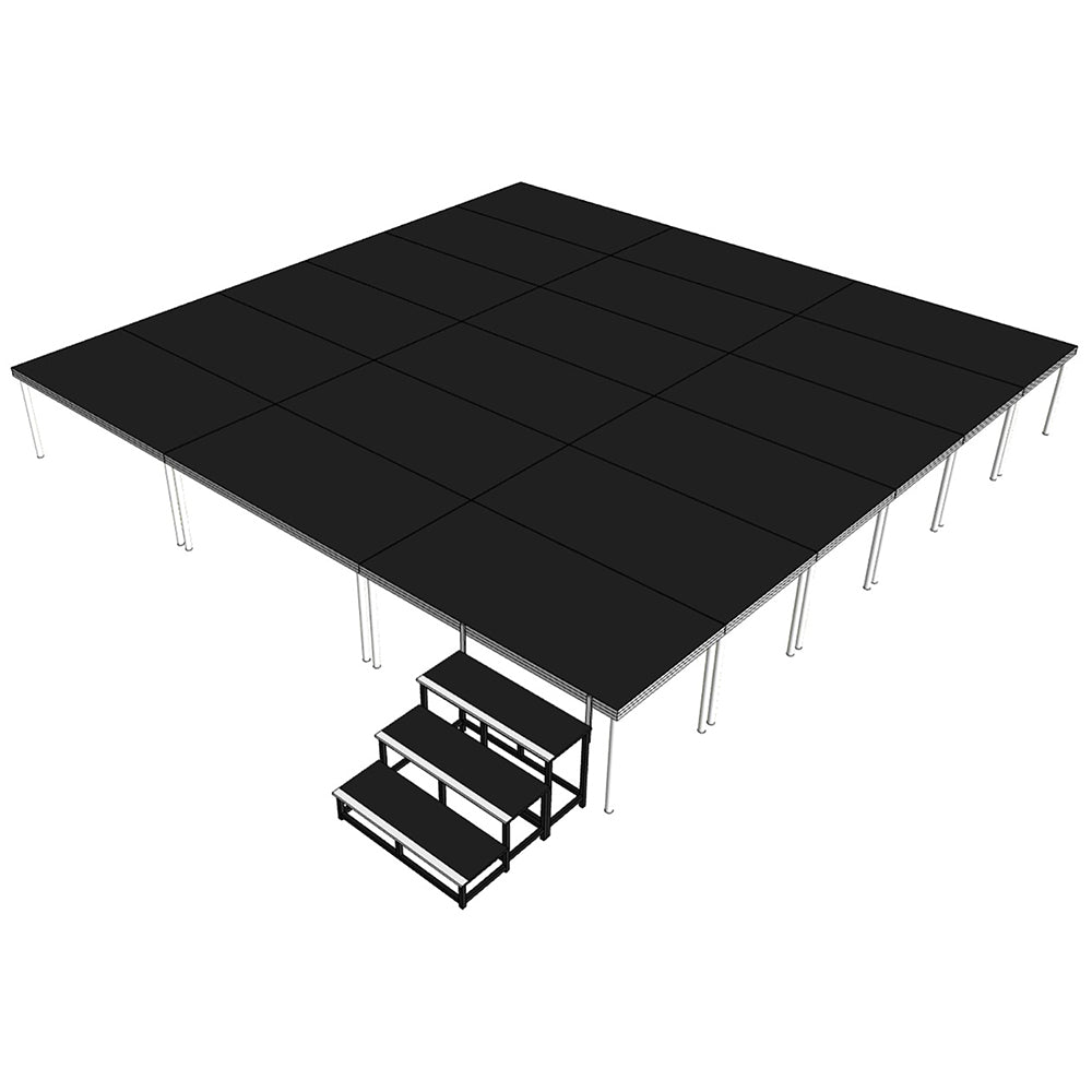 Portable Aluminium Stage Platform 6m x 6m x 800mm Modular Stage Deck P ...